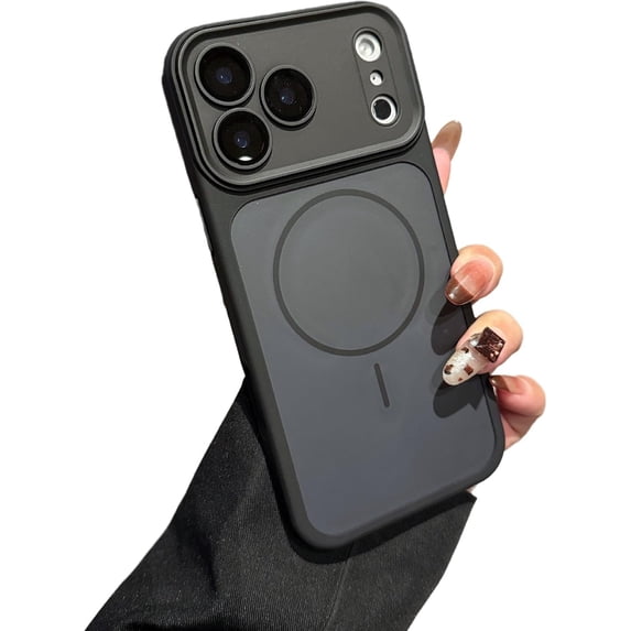 Solid Color Skin Feel Camera Protect Magnetic Case for iPhone ...