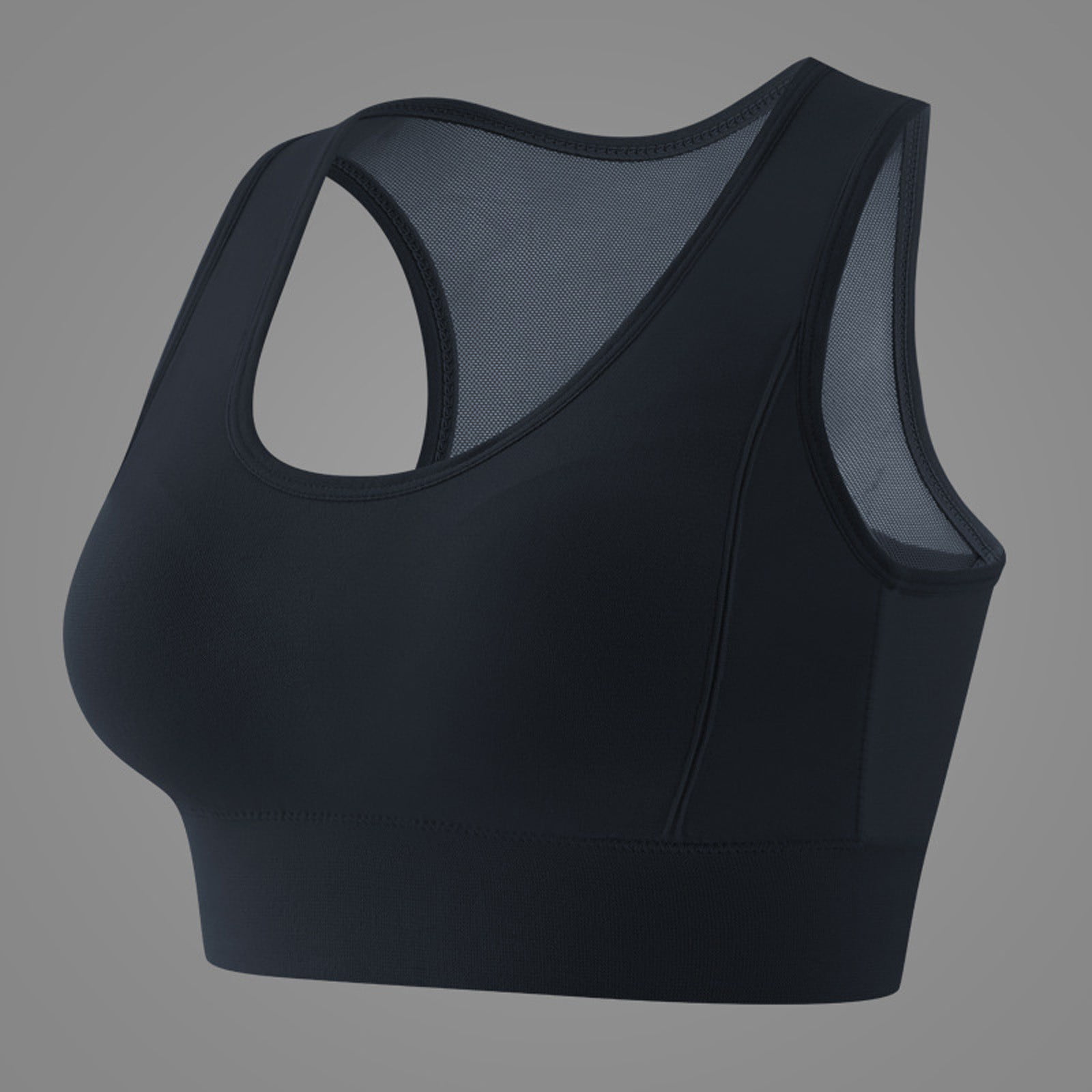 Solid Color Sports Bra, Thin Belt Underwear, Beauty Back Design ...