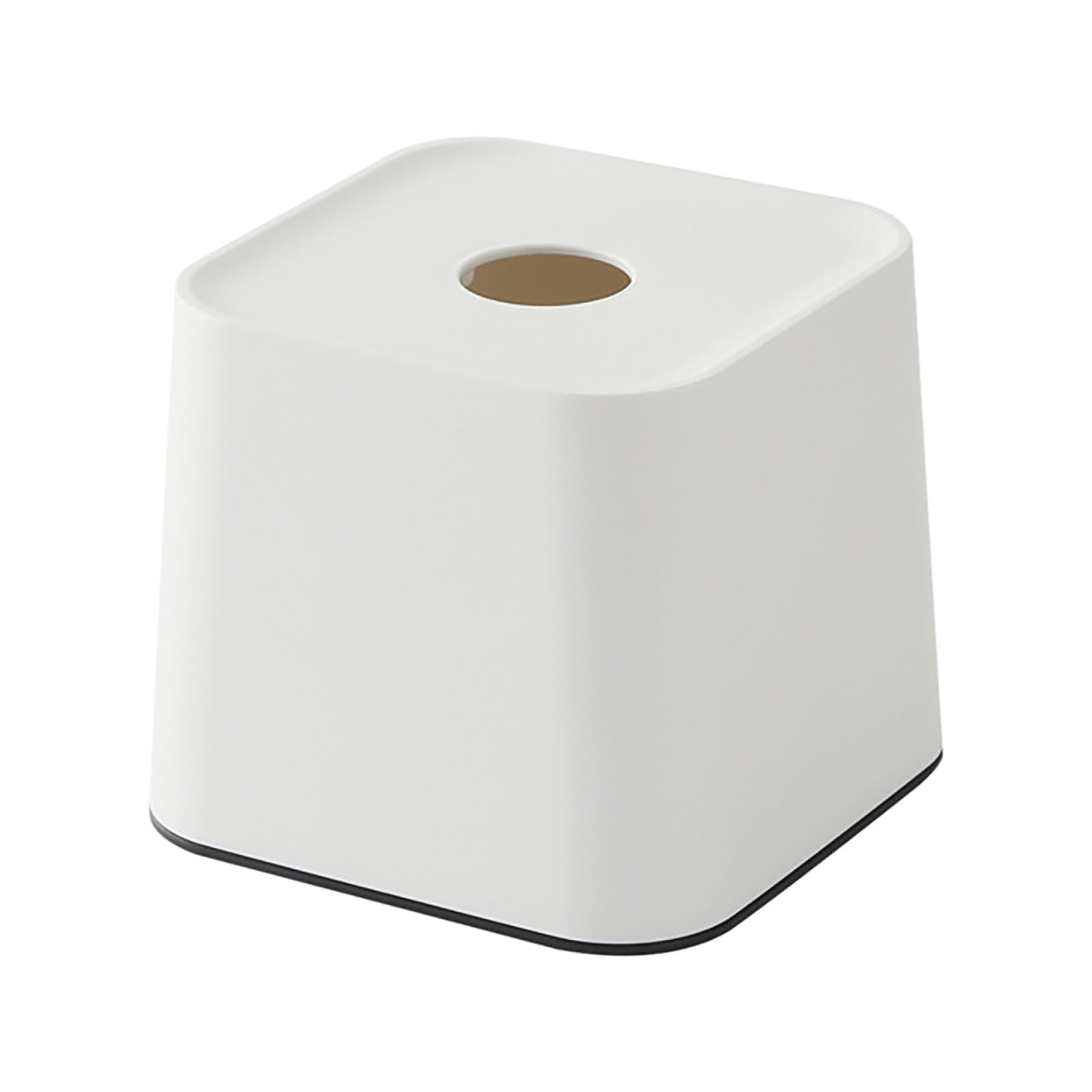 Solid Color Square Roll Paper Tube Desktop Living Room Toilet Roll ...
