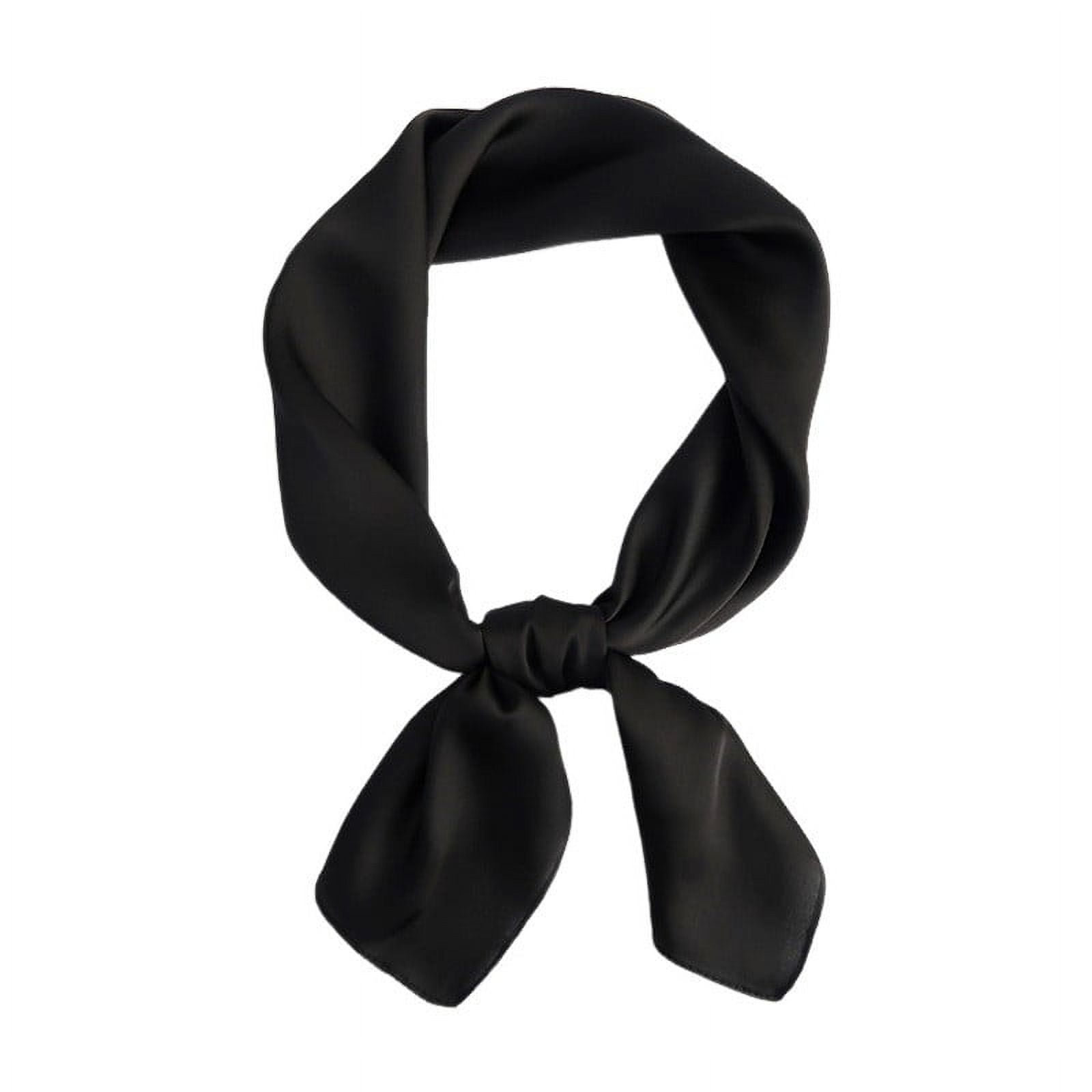 Solid Color Square Scarf for Women 70x70cm Satin Neck Scarf for Hair ...