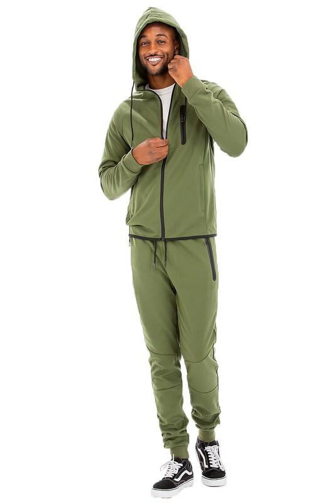 Solid Color TrackSuit "Olive" - Walmart.com