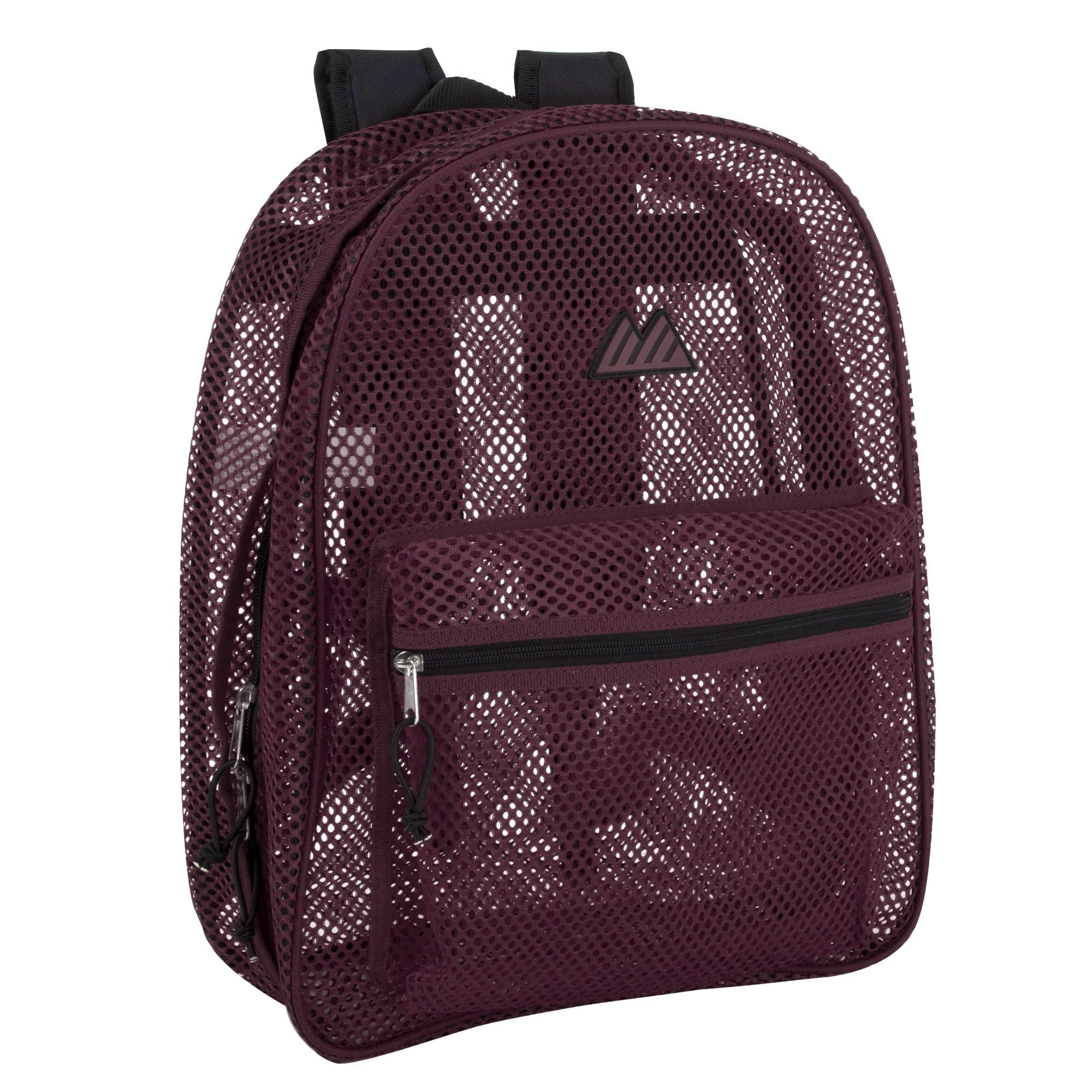 Summit Ridge Transparent Mesh Backpacks for Kids & Adults: School ...