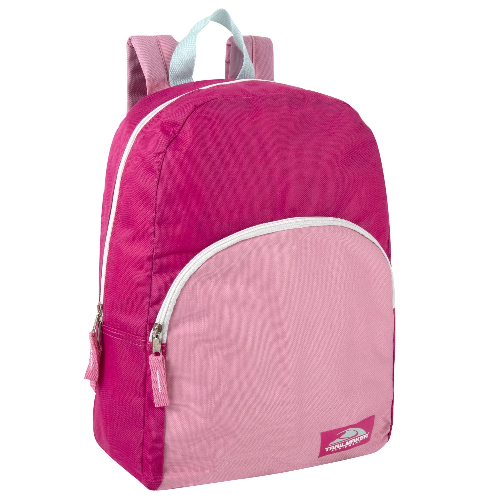 Solid Color Two Tone Backpack for Stationary, Commuting, Travel and Gym ...