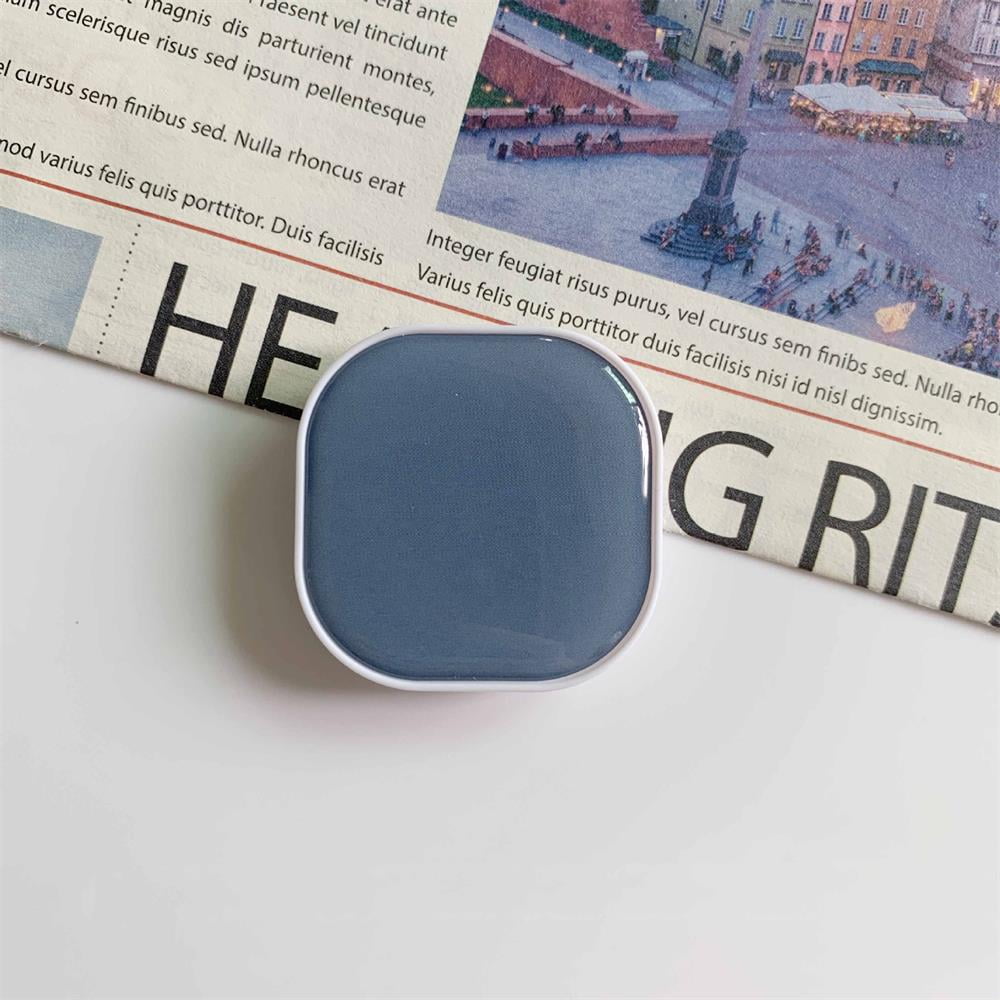 Solid Color Universal Phone Holder Stand Cute Fold Finger Shrink Grip ...