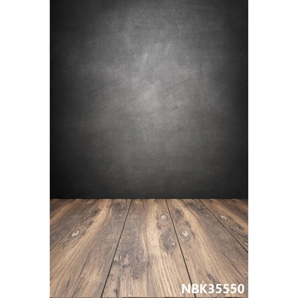 Solid Color Wall Wooden Floor Photo Backdrops Vinyl Photography ...