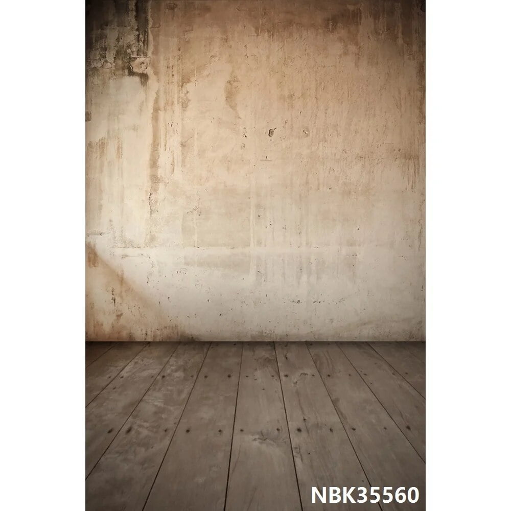 Solid Color Wall Wooden Floor Photo Backdrops Vinyl Photography ...