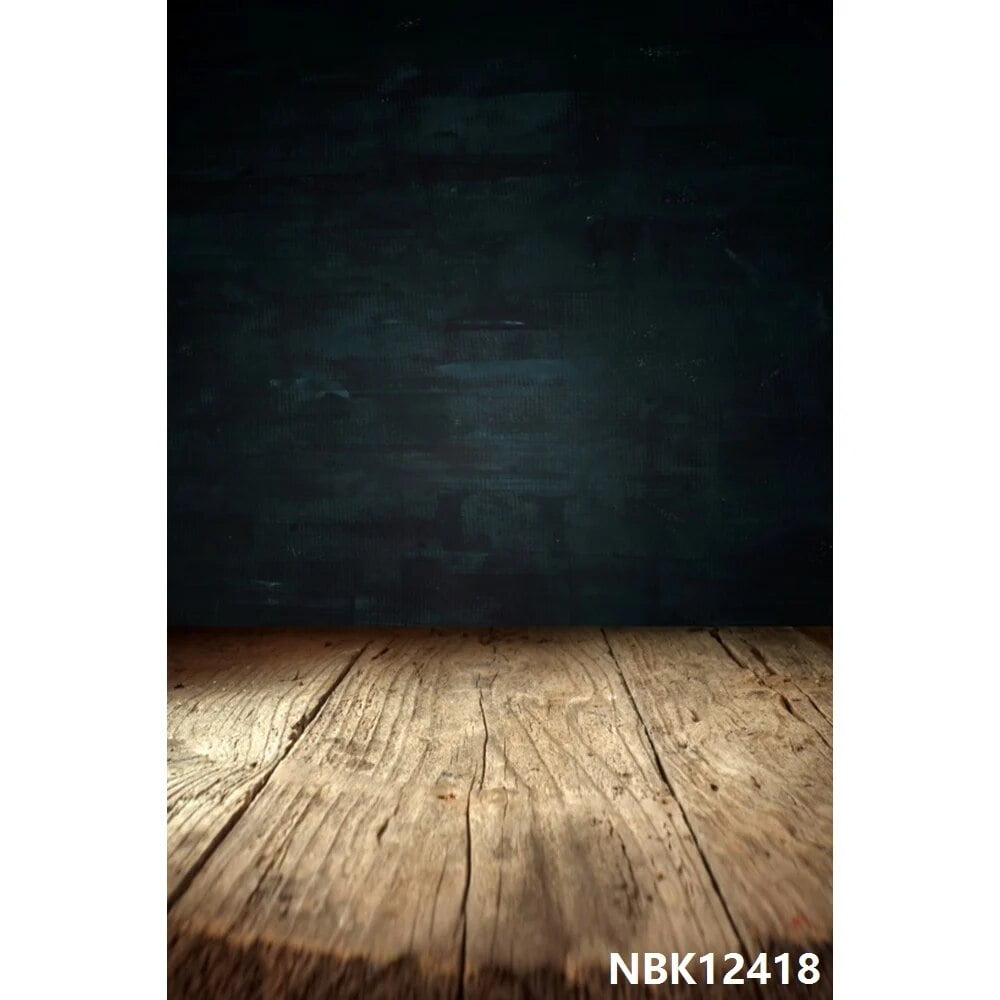 Solid Color Wall Wooden Floor Photo Backdrops Vinyl Photography ...