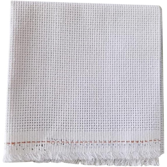 Solid Colored Cross Stitch Fabric 14CT Aida Cloth White 300x300mm ...