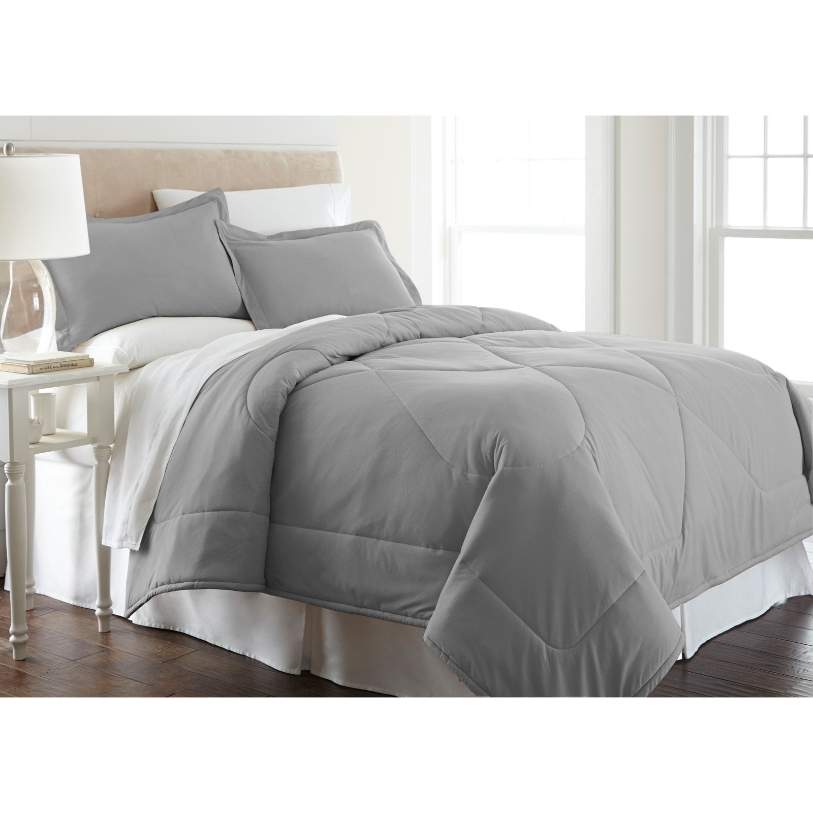 Solid Comforter Set by Micro flannel - Walmart.com