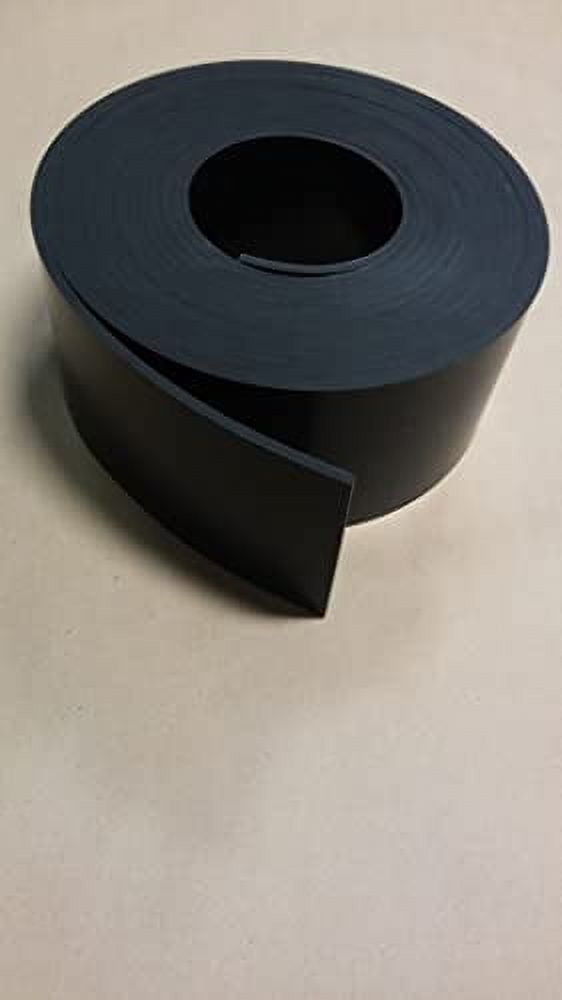 Solid Commercial Grade Neoprene Rubber Strip - .125" thk x 6" Wide x 25' Long - Walmart.com