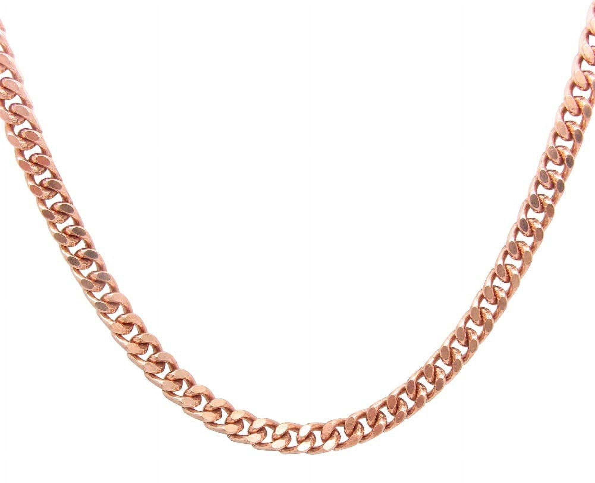 Solid Copper 18 inch chain CN651GG - 1/4 of an inch wide - Walmart.com