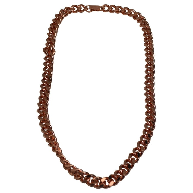 Solid Copper 24 inch Heavy Chain Link Necklace for Men - Walmart.com