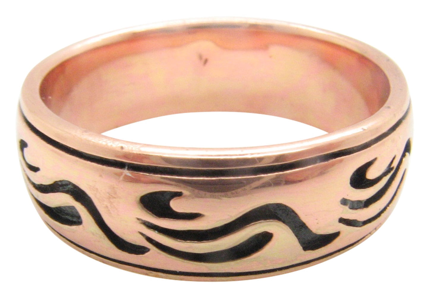 Solid Copper Ring CTR1893 - 1/4" wide - Available in sizes 4 thru 11 ...