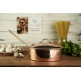 Solid Copper Saucepan with Lid | Handmade Copper Pan Cooking Pot ...