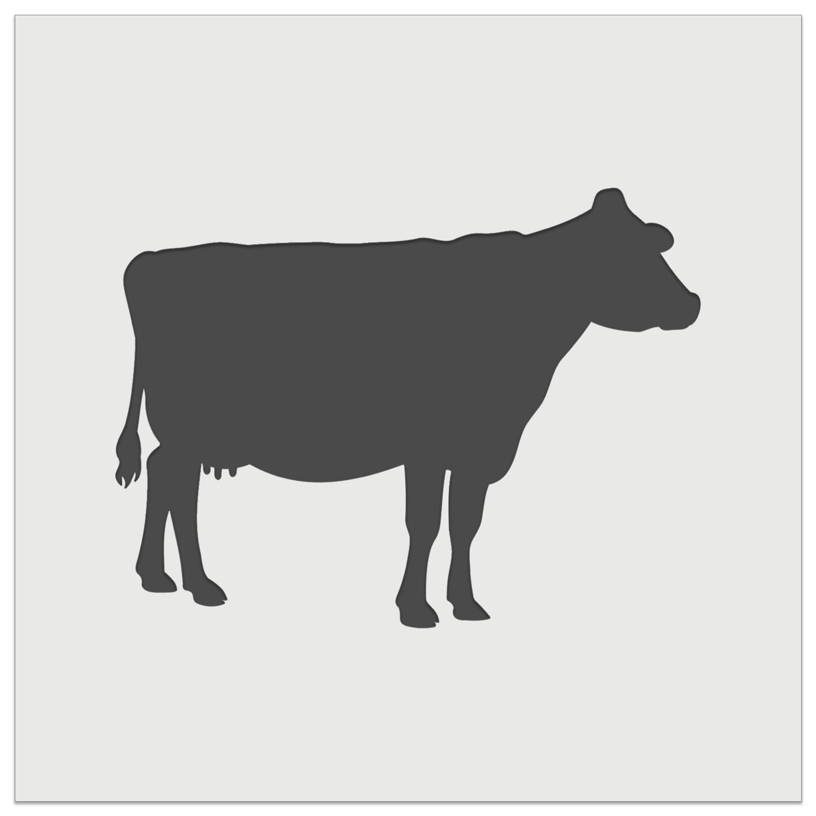 Solid Cow Farm Animal DIY Cookie Wall Craft Stencil - 3.5 Inch ...