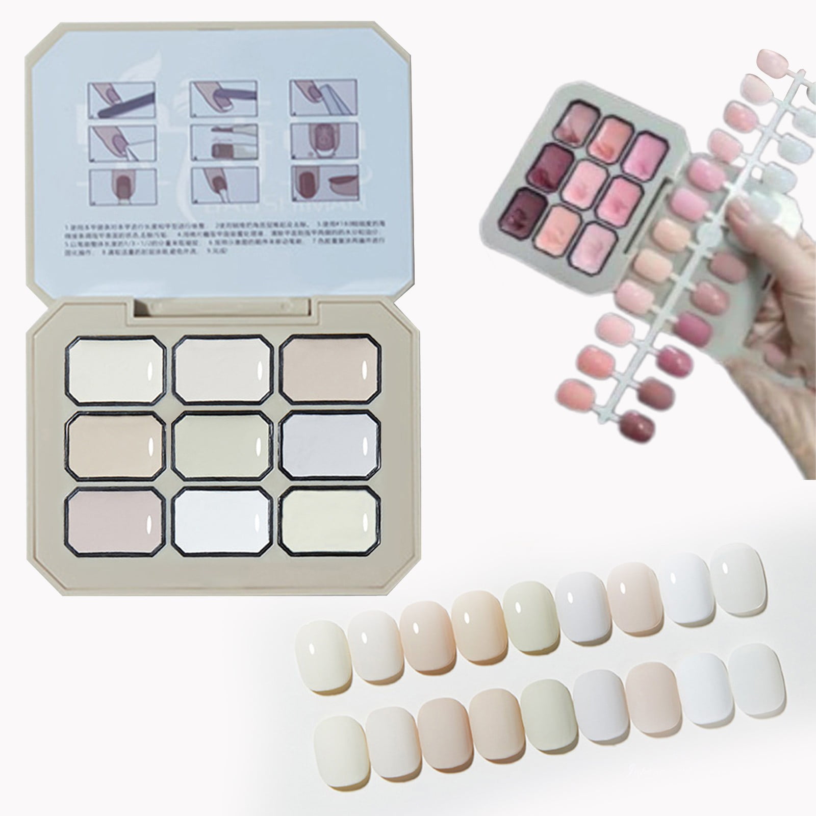 Solid Cream Gel Polish Set - Mother'S Day Nail Care Agents, Solid Gel Polish Set Manicure Kit ...