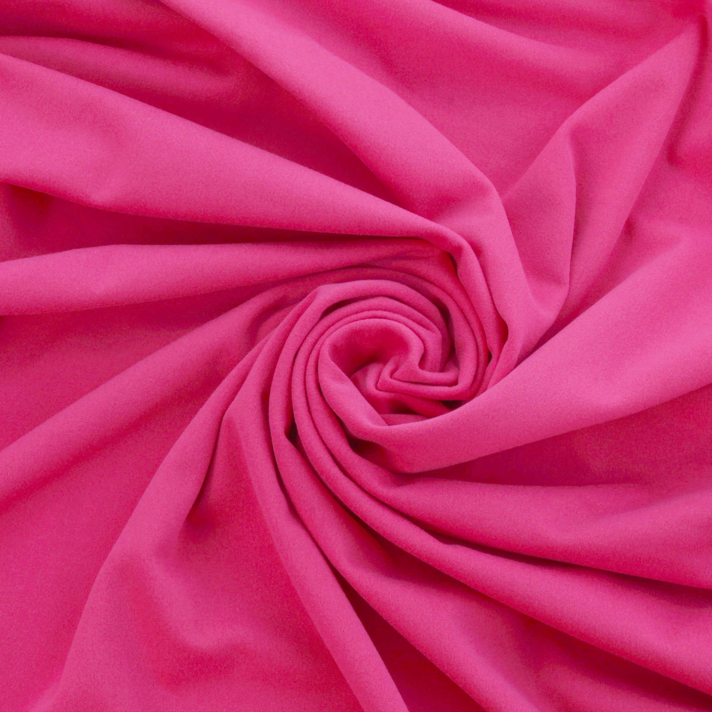 Solid DBP Fabric - Double Brushed Polyester - Hot Pink - 2 Yard ...