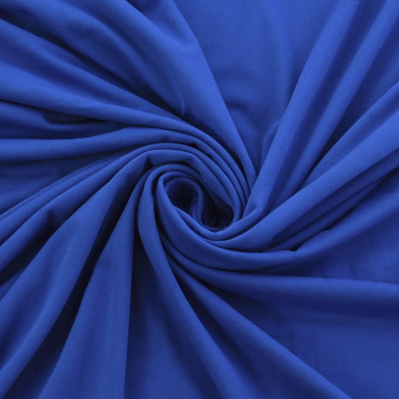 Solid DBP Fabric - Double Brushed Polyester - Royal Blue - 1/2 Yard ...