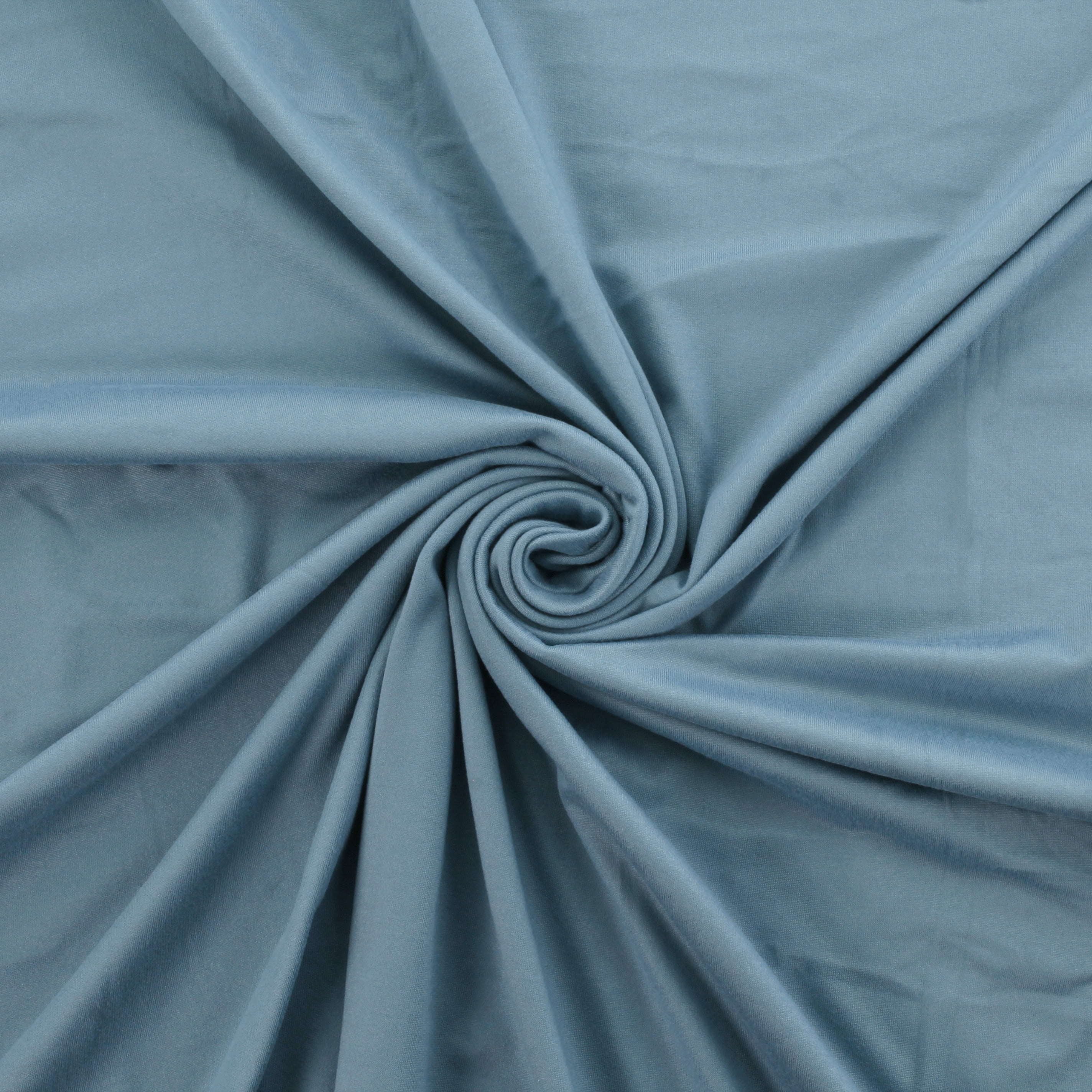 Solid DBP Fabric - Double Brushed Polyester - Smoky Blue - 2 Yard ...