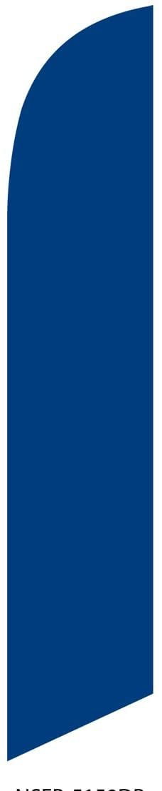 Solid Dark Blue Feather Banner Swooper Flag, Replacement Flag Only ...