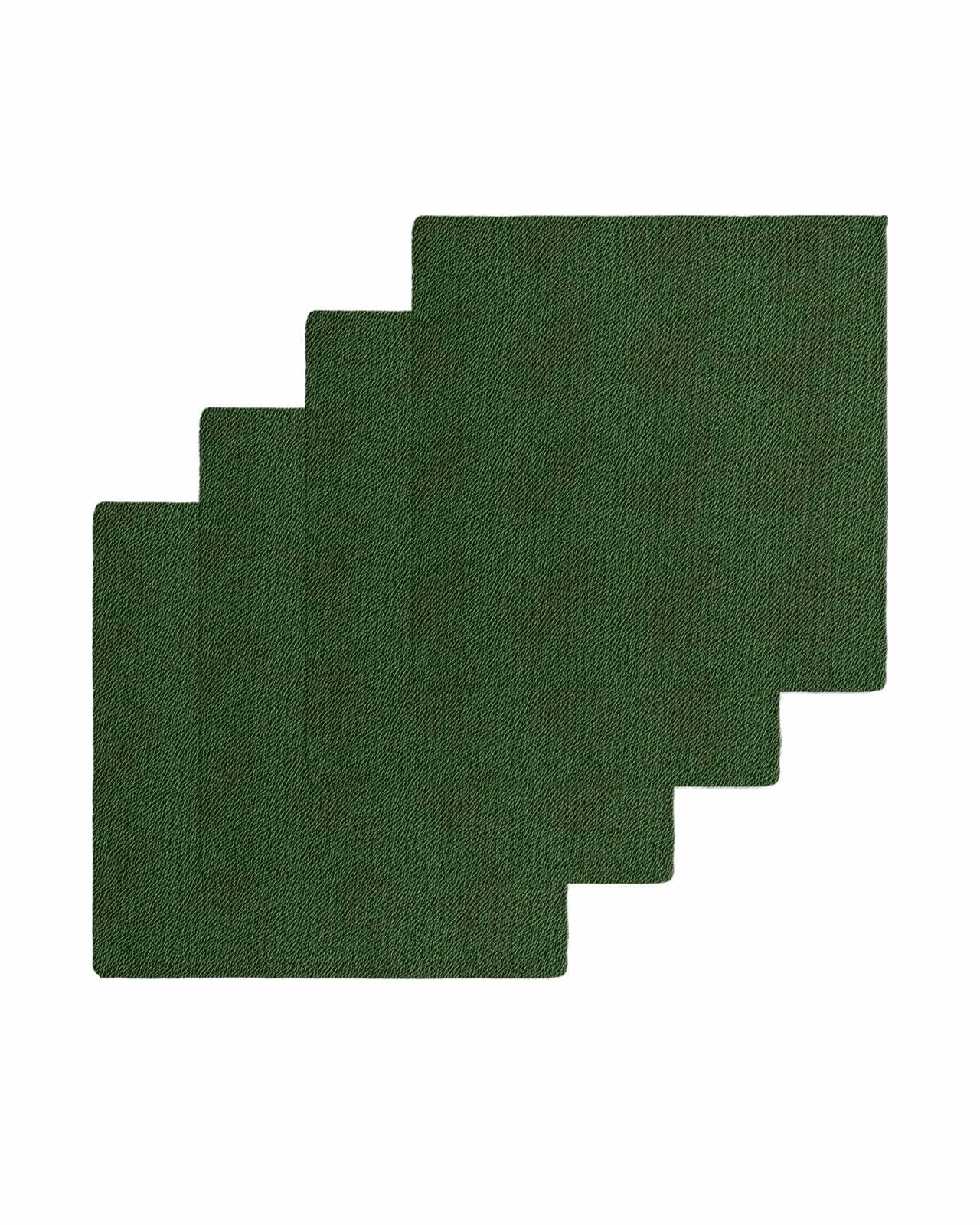 Solid Dark Green Kitchen Dish Towels for Drying Dishes Set of 4, Retro ...