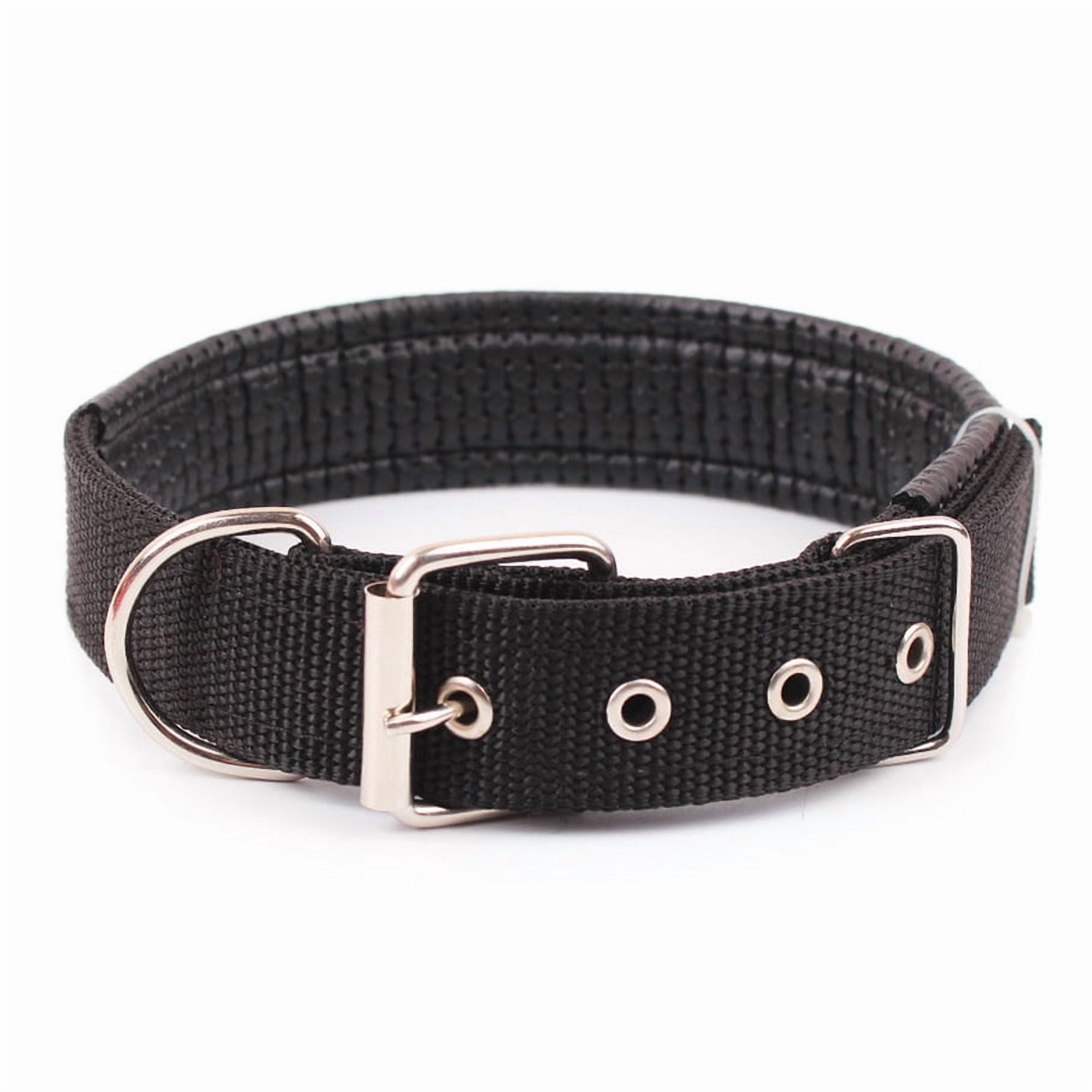 Solid Dog Collars Nylon Dog Collar For Small Medium Large Dogs Teddy ...