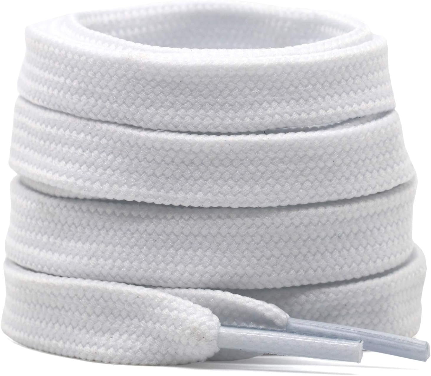 Solid Flat Shoelaces Hollow Thick Athletic Shoe Laces Strings 2 Pair ...