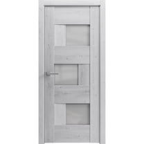 Interior Solid French Pre-Hung Door Frosted Glass | Veregio 7339 Matte ...