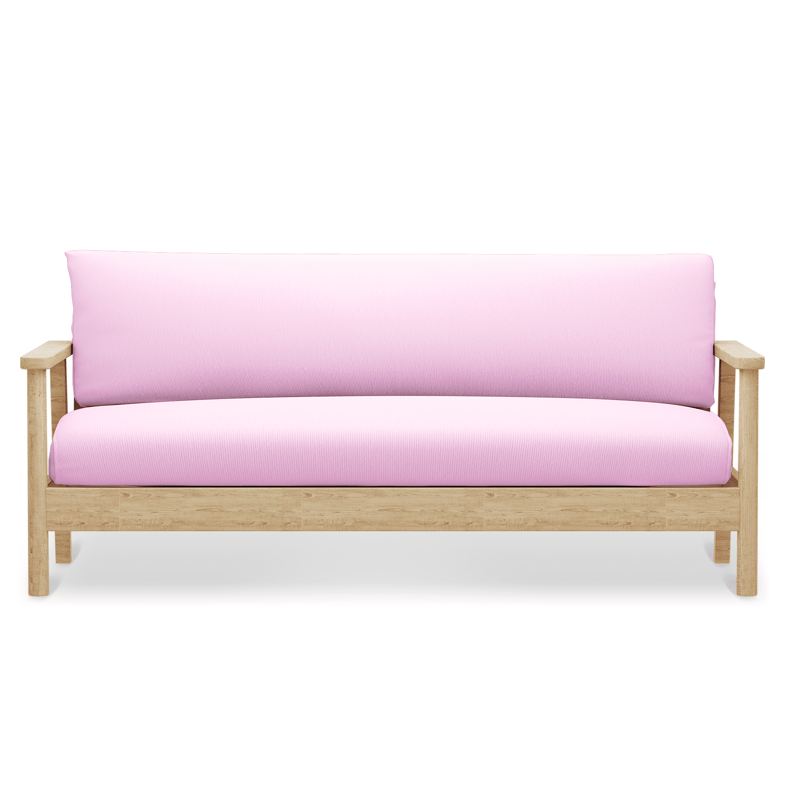 Solid Futon Cover Slipcover Fit 6"- 8" Futon Mattresses Baby Pink, Full ...