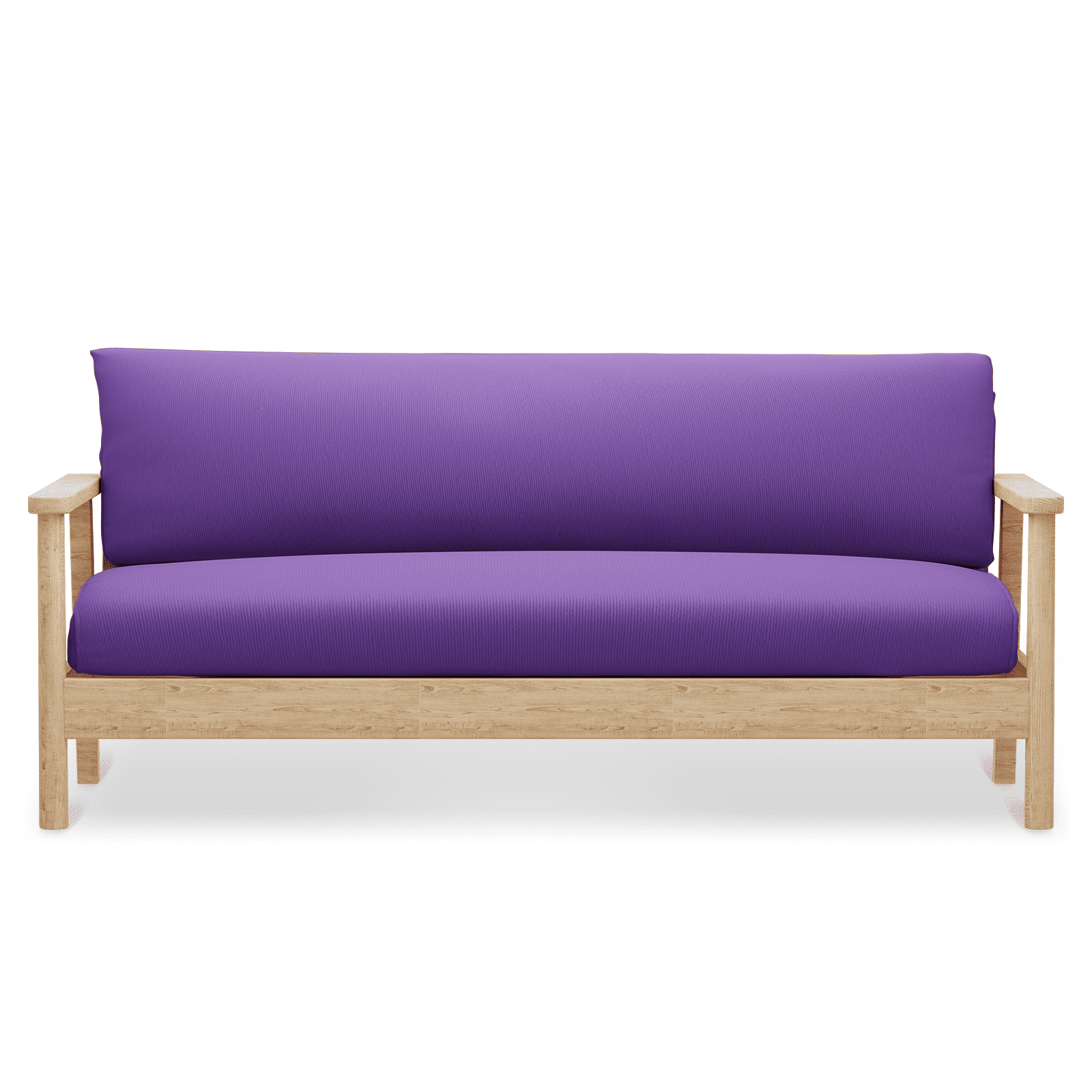 Magshion Solid Purple Futon Cover, Slipcover for 6-8 Inch Full Size ...