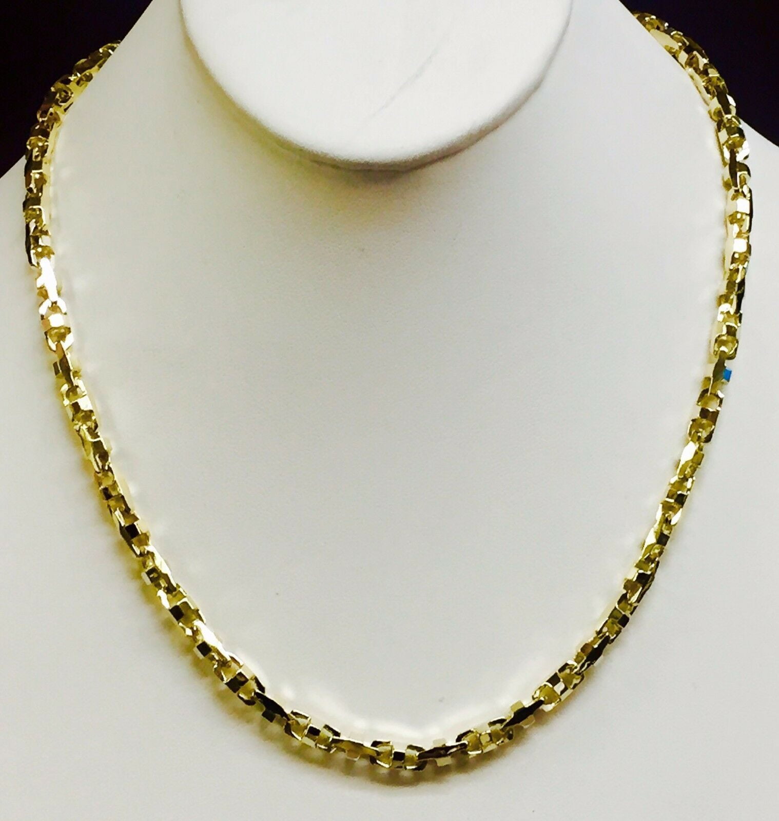 Solid Gold 5mm Anchor Mariner Necklace, 30 - Walmart.com