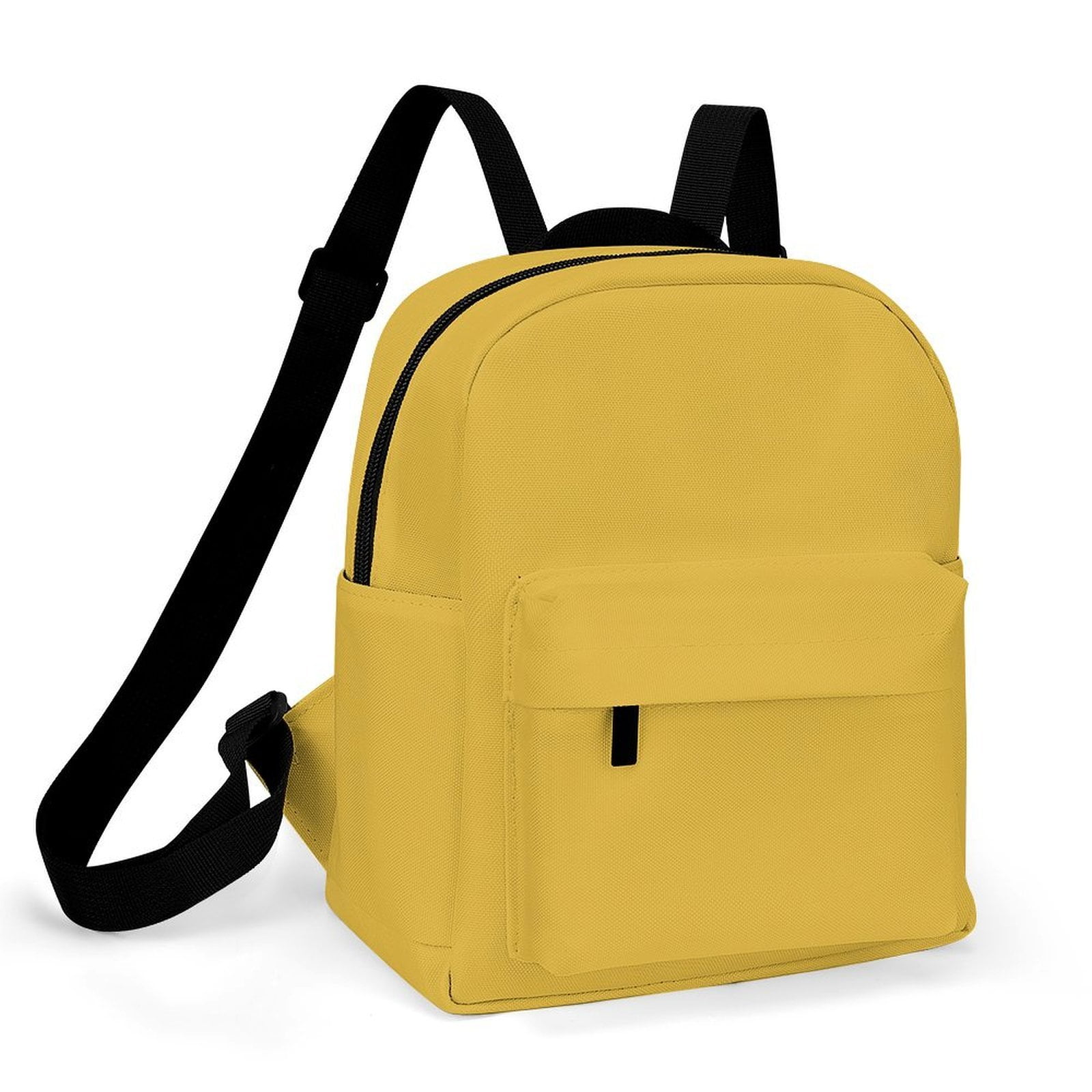 Solid Gold Background Color Swatch Small Backpack Cute Mini Backpacks ...