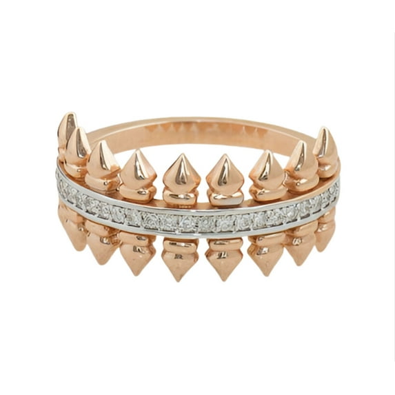 Solid Gold Diamond Custom Ring Special Diamond Ring Anniversary Ring ...