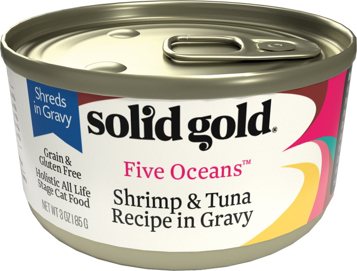 Solid Gold Five Oceans Shrimp & Tuna Wet Cat Food 3oz - Walmart.com