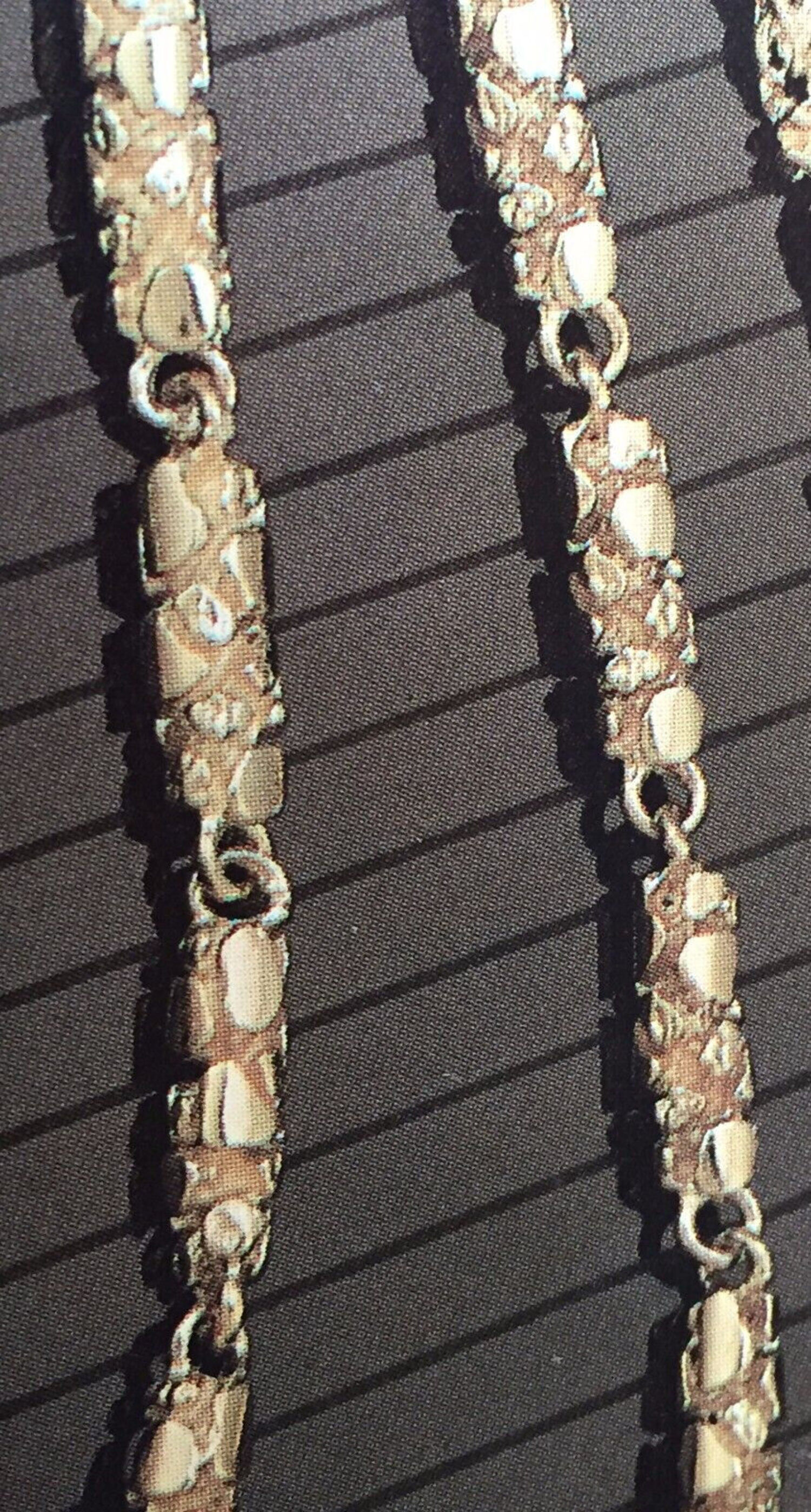 Solid Gold Handmade 5mm Nugget Link Necklace, 30 - Walmart.com