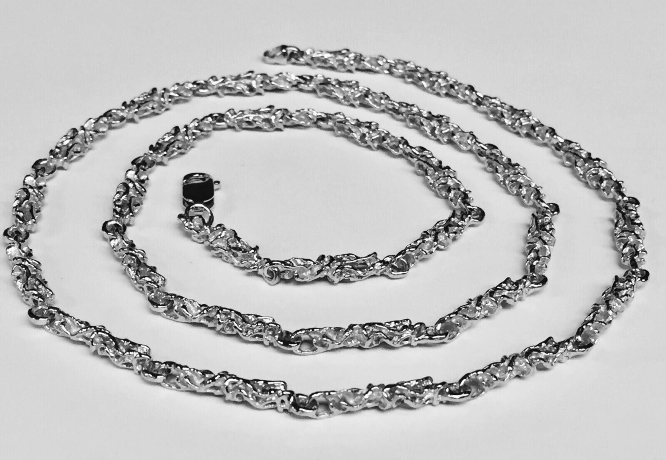 Solid Gold Handmade 5mm Nugget Link Necklace, 30 - Walmart.com