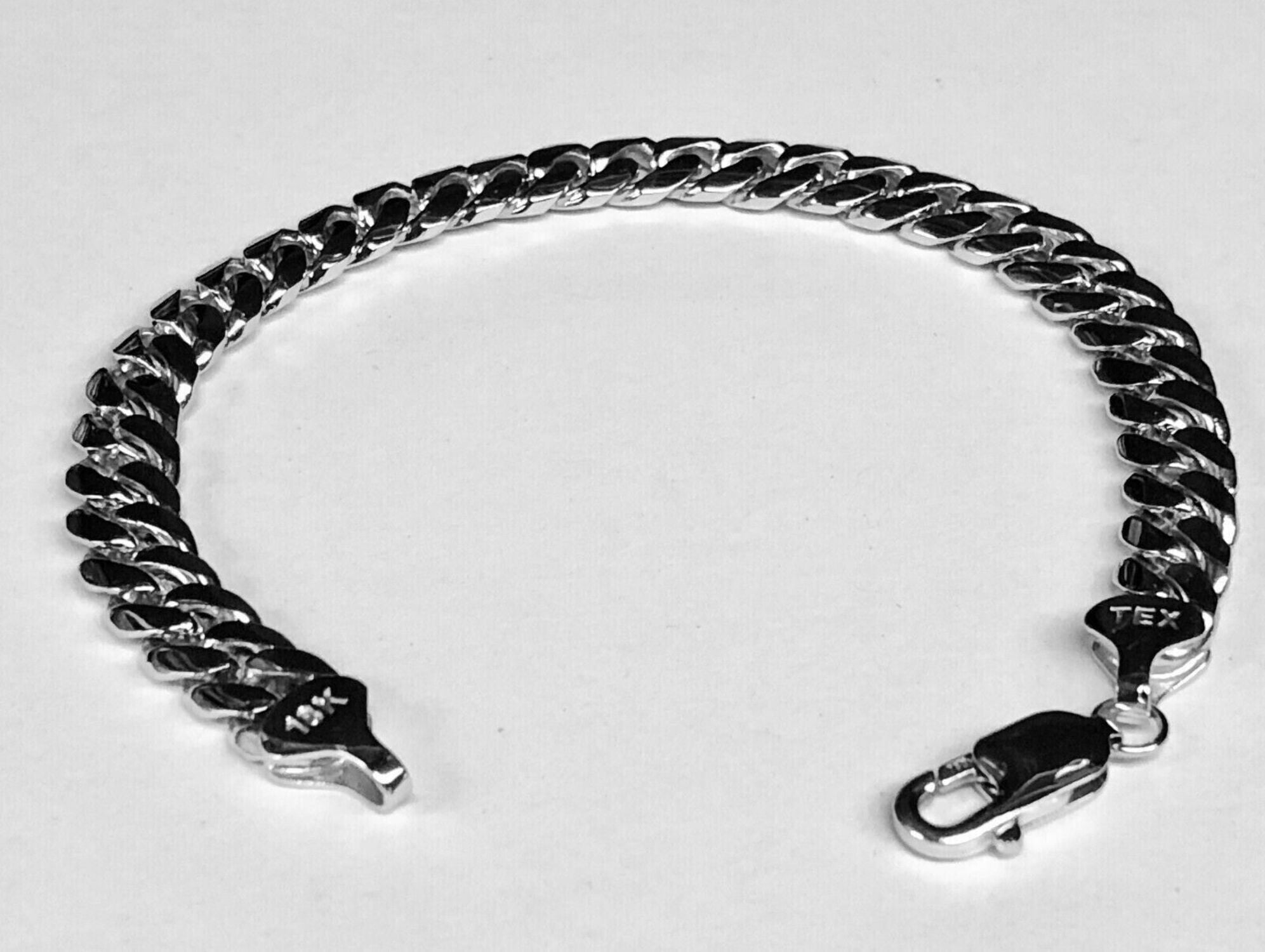 Solid Gold Handmade 8mm Miami Cuban Link Bracelet 10 Walmart