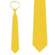 George Men's Skinny Zipper Tie, Black - Walmart.com