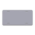Solid Gray Aluminum License Plate| License Plate 12" X 6" Fits Any Car ...