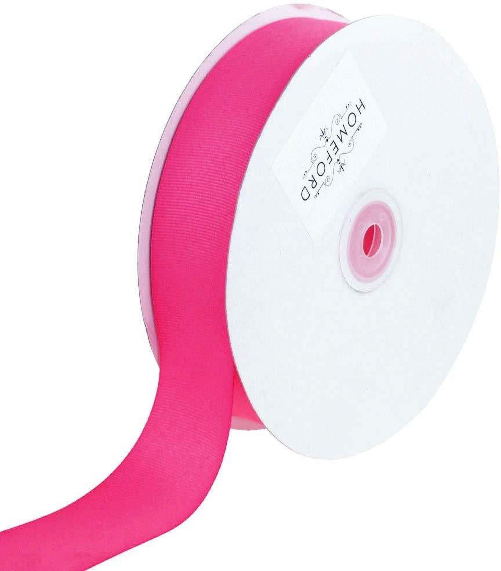 Solid Grosgrain Ribbon, 7/8-Inch, 50 Yards, Neon Pink - Walmart.com