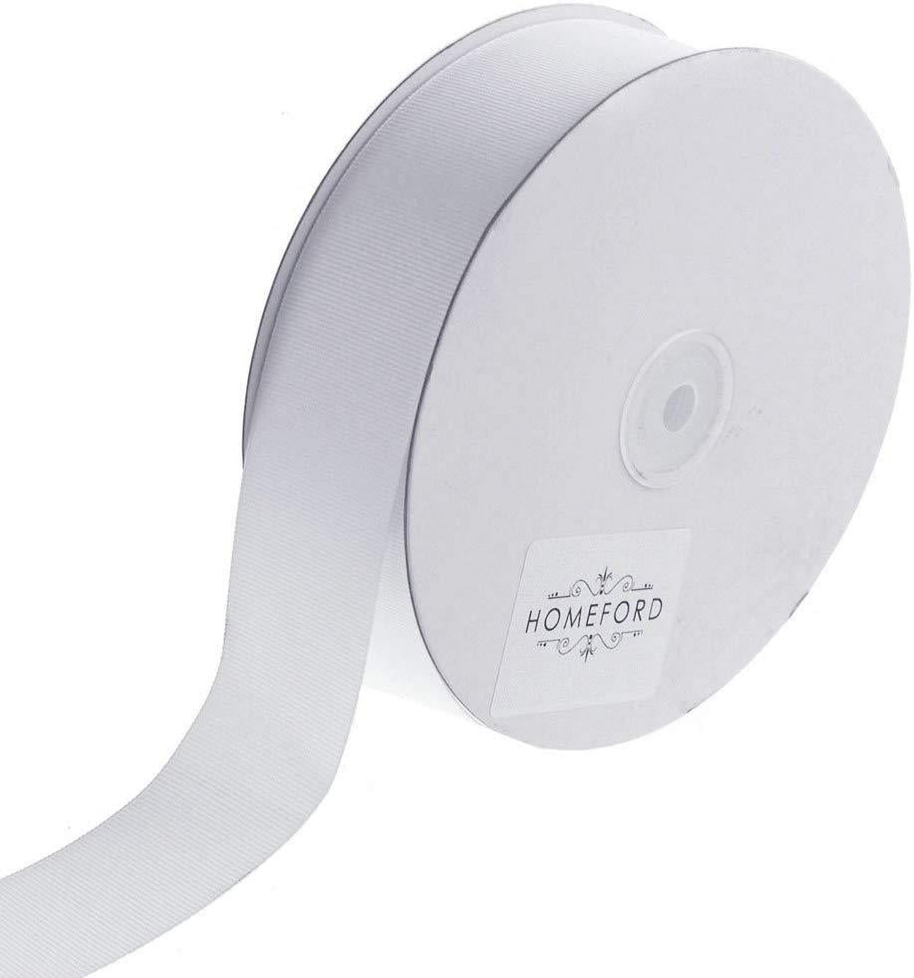 Solid Grosgrain Ribbon, 7/8-Inch, 50 Yards, White - Walmart.com
