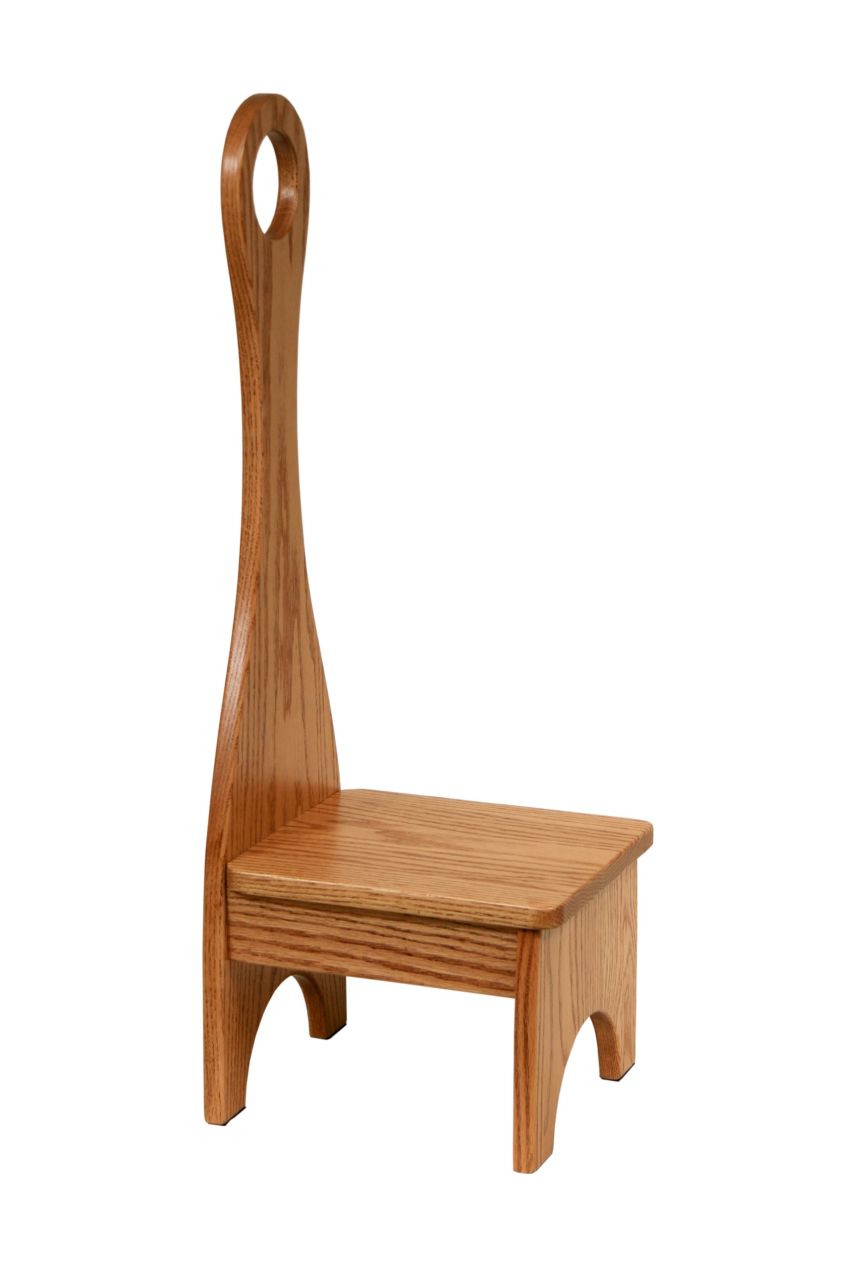 Solid Hardwood Bench Step Stool with Handle Made in the USA - Walmart.com