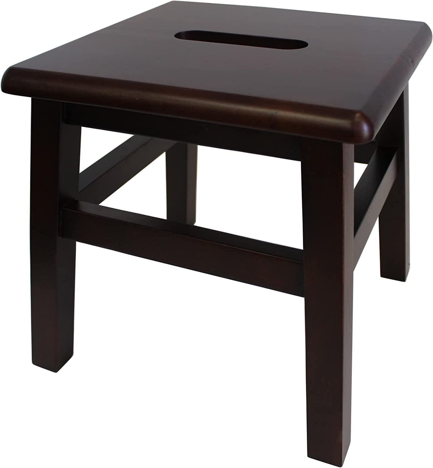 Solid Hardwood Step Stool for Adults and Kids 12.25 Inches Antique ...