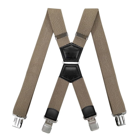 Solid Heavy Duty Elastic Work Suspenders For Men Daily Construction ...