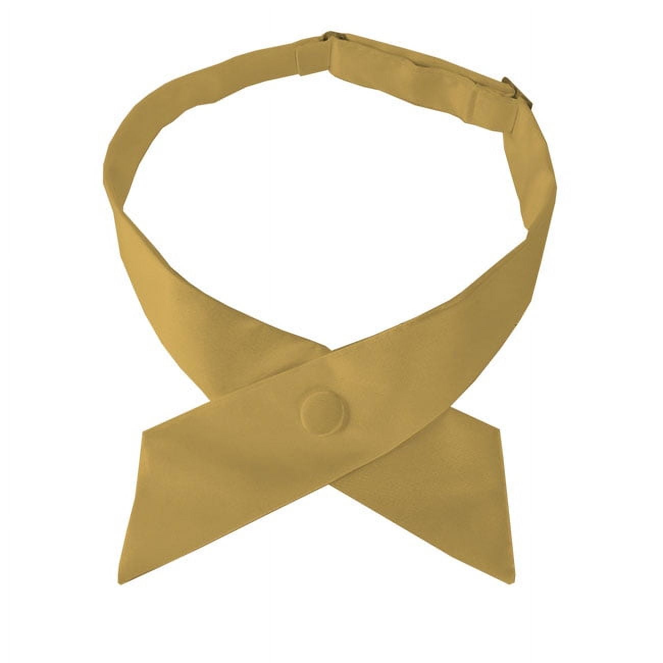 Solid Honey Gold Crossover Tie For Women - Walmart.com