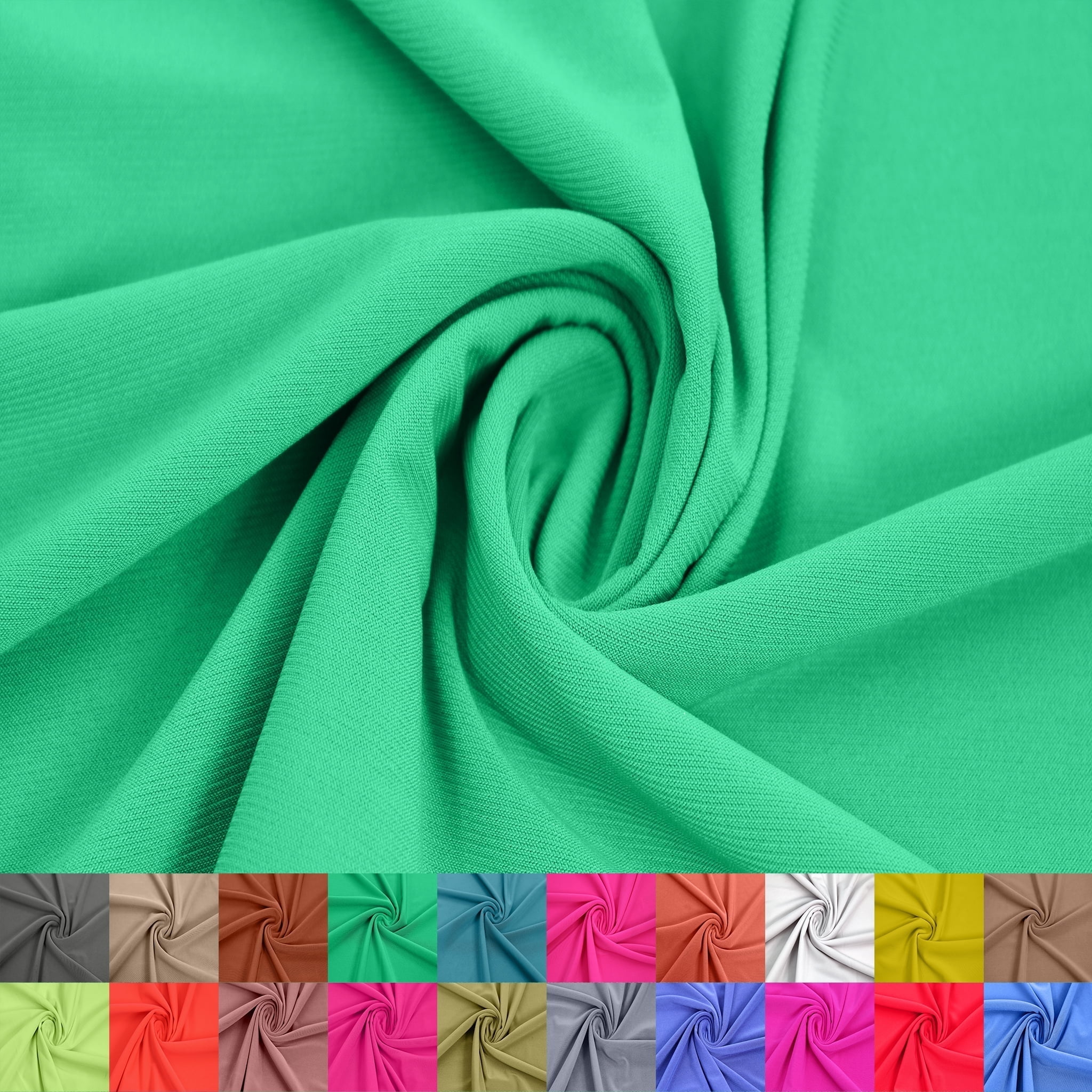 Solid ITY Jersey Knit Poly Spandex 2-Way Stretch, 200 GSM Apparel ...