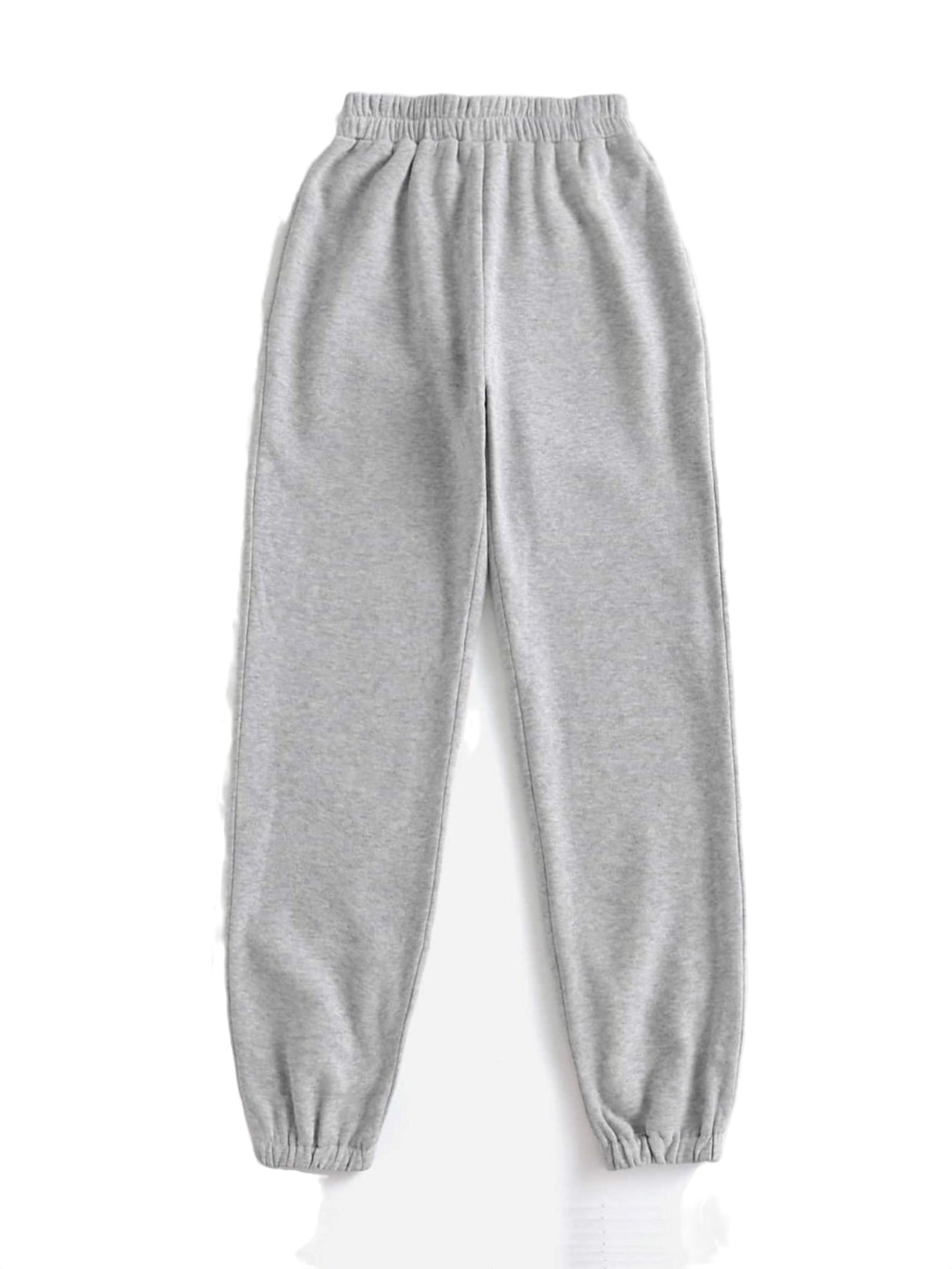 Solid Jogger Light Grey Plus Size Sweatpants - Walmart.com