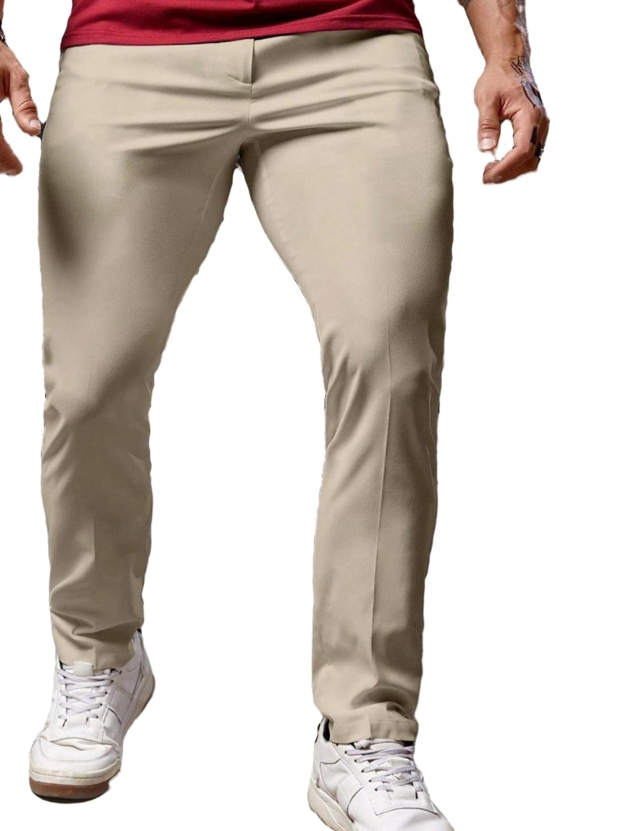 Solid Light Grey Men Suit Pants (Men's) - Walmart.com