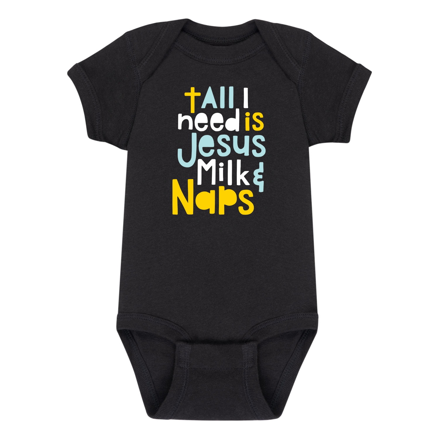 Solid Light - Jesus Milk Naps - Infant Baby One Piece - Walmart.com