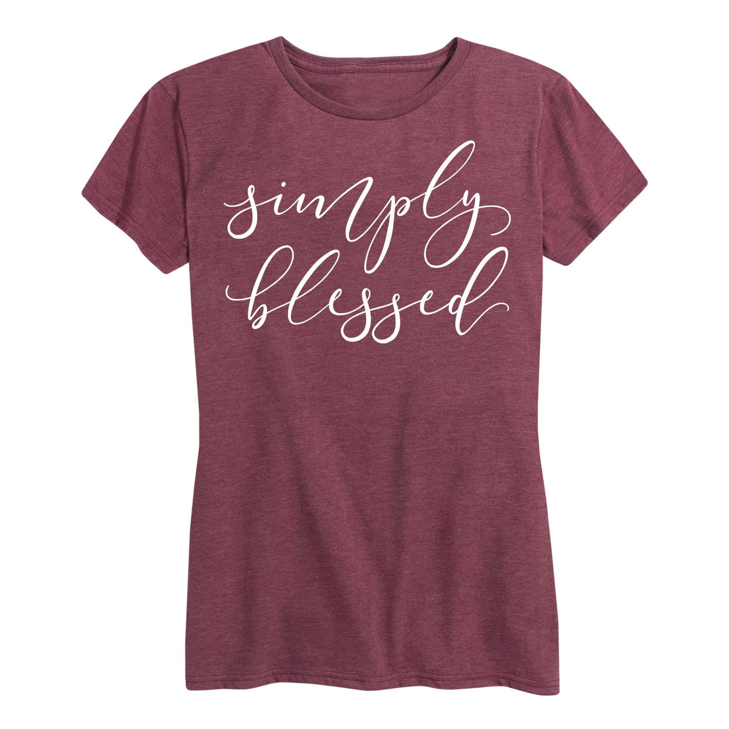 Instant Message - Simply Blessed - Women's Short Sleeve Graphic T-Shirt ...